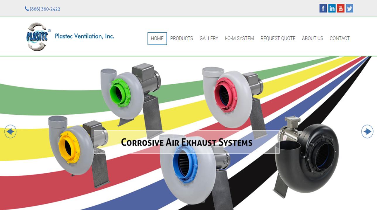 Plastec Ventilation, Inc. | Air Pollution Control Equipment