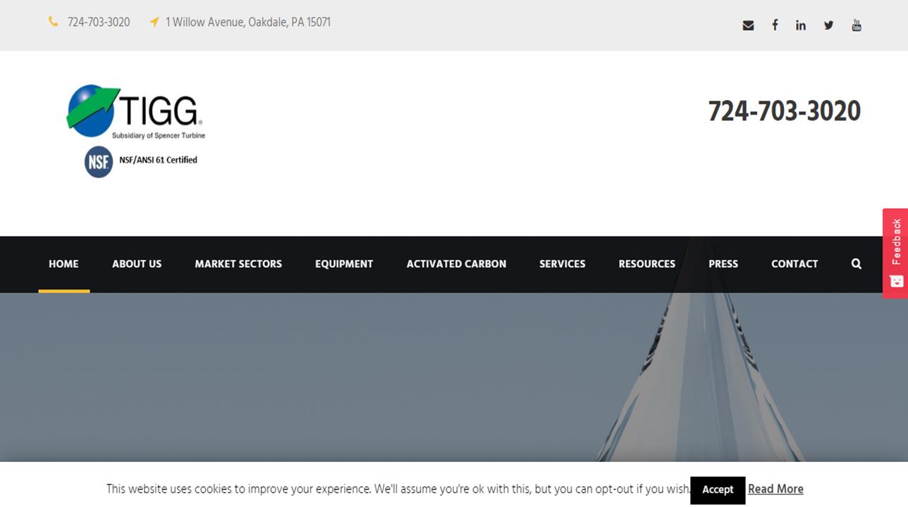 TIGG Corporation | Air Pollution Control Equipment