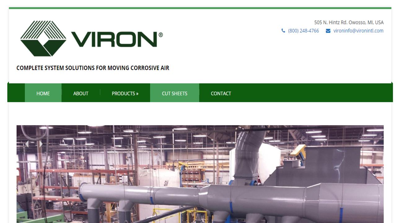 VIRON® International Corporation | Air Pollution Control Equipment