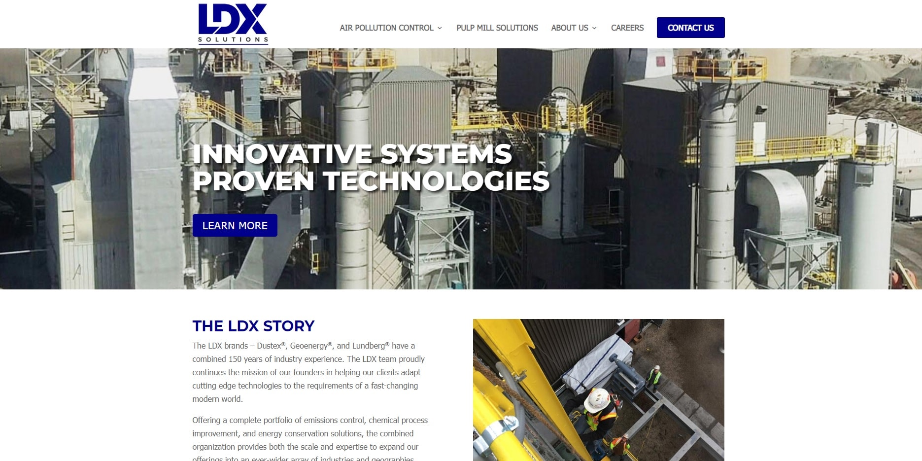 LDX Solutions | Air Pollution Control Equipment