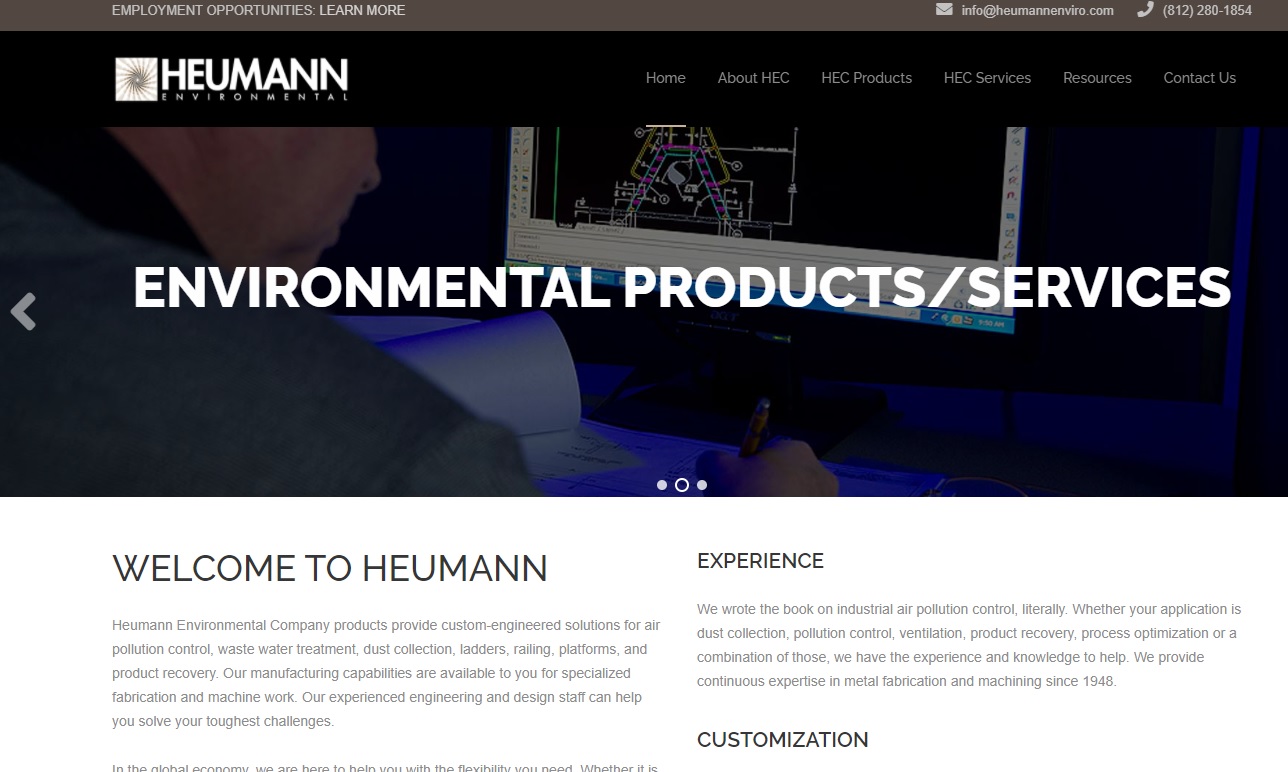 Heumann Environmental Company | Air Pollution Control Equipment
