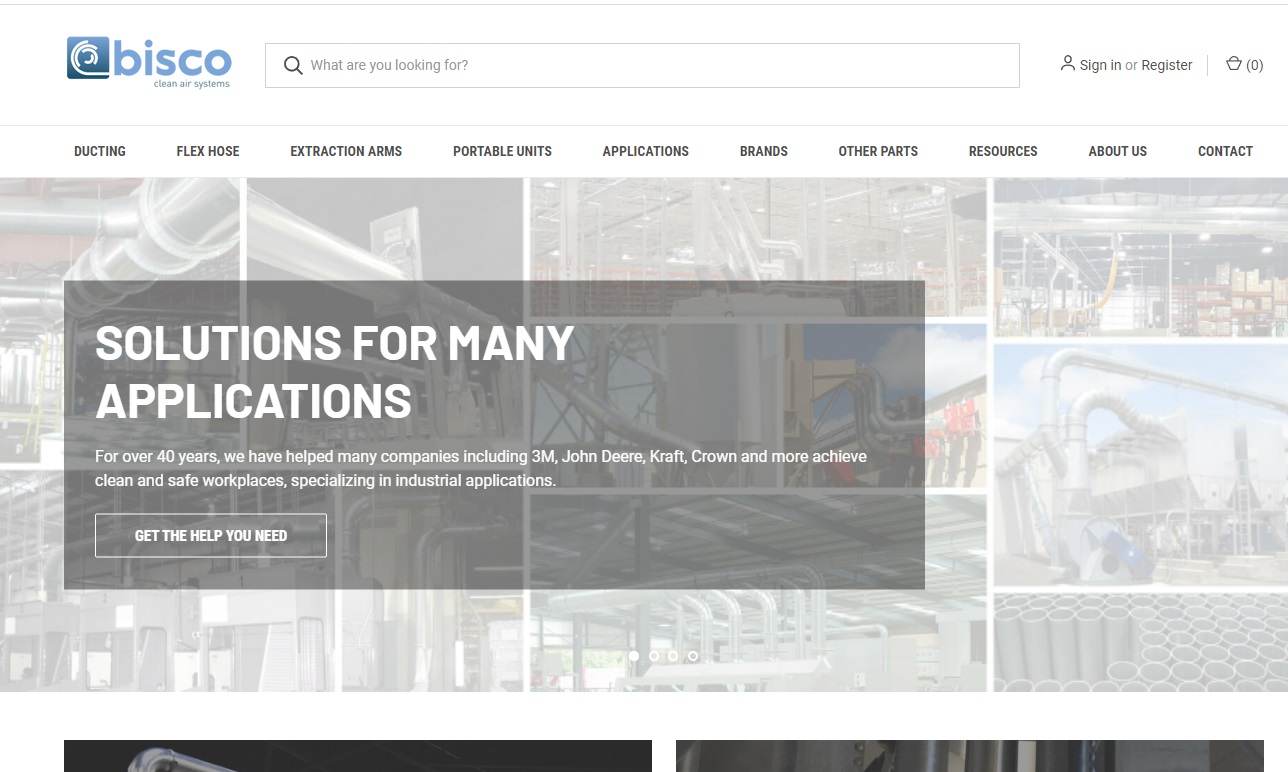 Bisco Clean Air Systems | Air Pollution Control Equipment